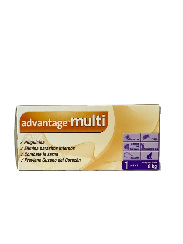 ADVANTAGE MULTI GATO 8, 1 PIP - MEDIVET