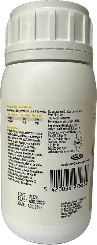 EQUILIBRIUM PIEL Y PELO (AGES) 60 TABS. - MEDIVET