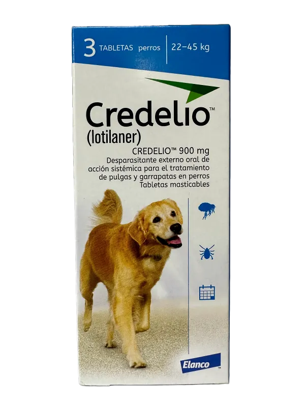 CREDELIO 3 TABS. 900 MG. AZUL - MEDIVET