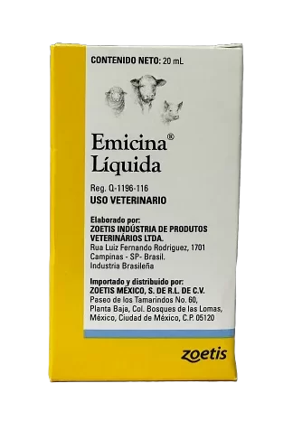EMICINA LIQ. 20 ML RS - MEDIVET