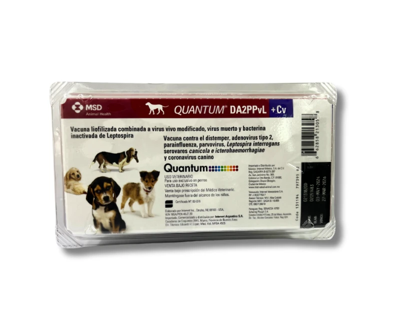 VAC. QUANTUM DOG DA2PPV + CV 1DS. - MEDIVET
